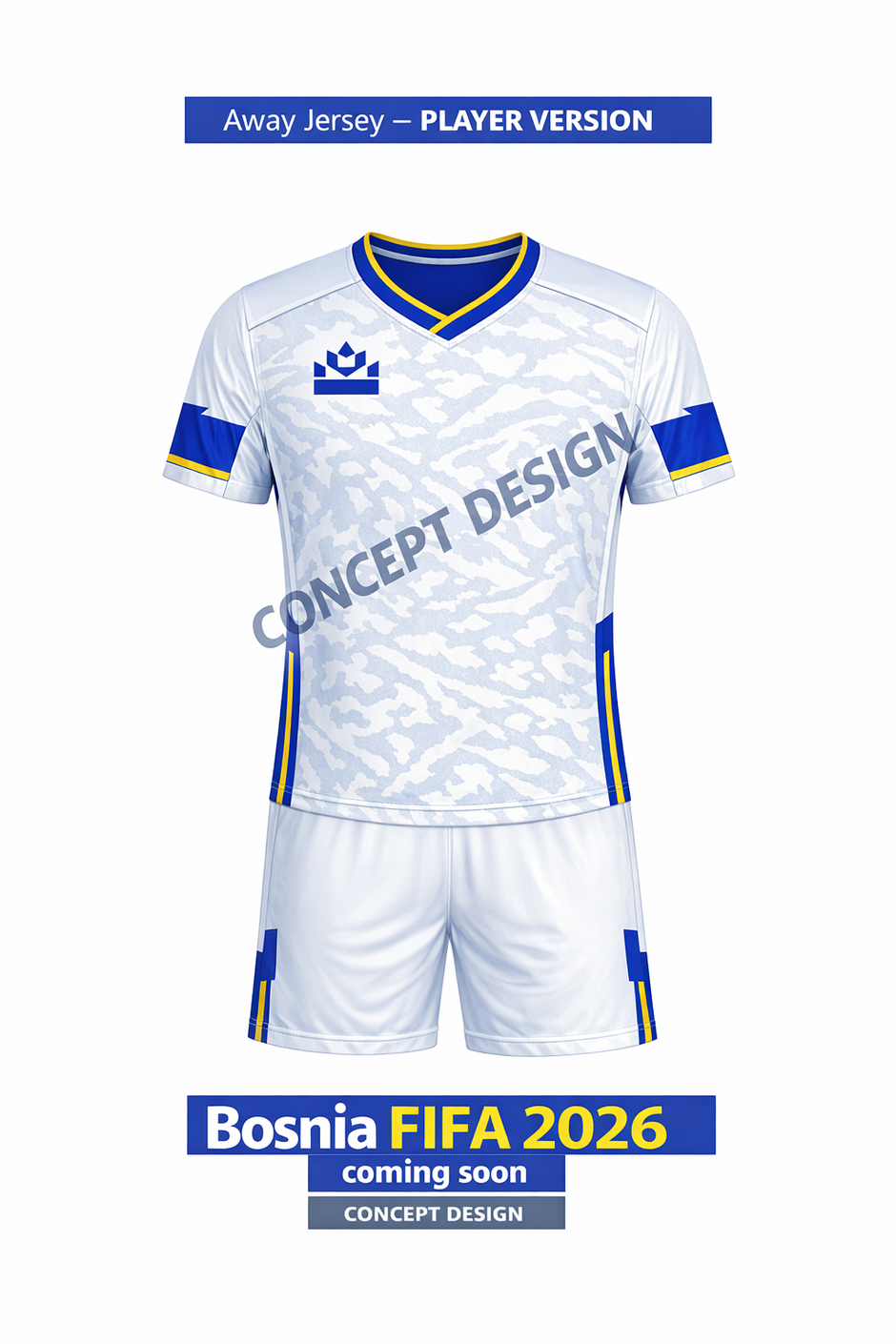 Bosnia FIFA World Cup 2026 Home and Away Kits – Kelme Shop